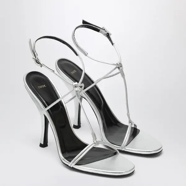 JUDE Mixer Sandal In Leather - Metal