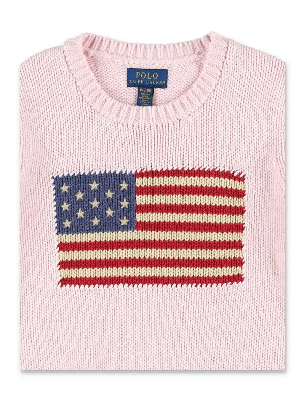 Polo Ralph Lauren Intarsia-knit Flag Cotton Jumper