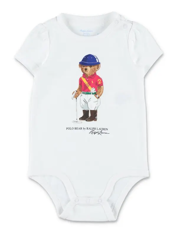 Polo Ralph Lauren Polo Bear Bodysuit - White