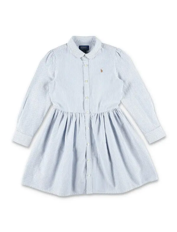 Polo Ralph Lauren Striped Cotton Oxford Shirtdress