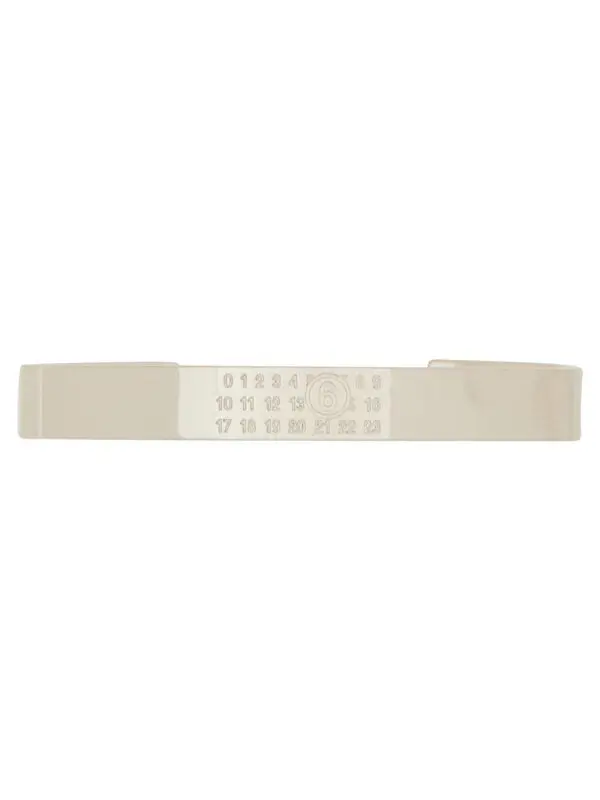 MAISON MARGIELA Numeric Signature Rigid Bracelet - Silver