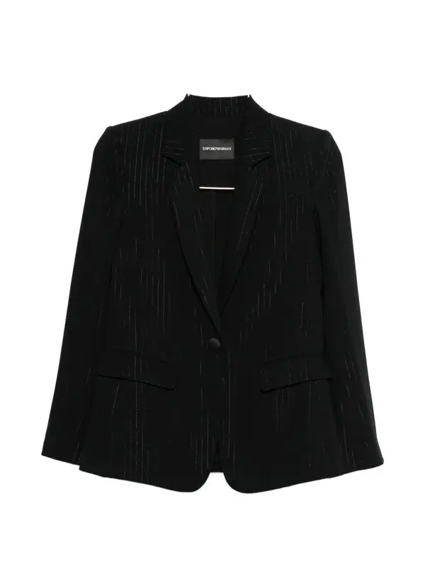 Emporio Armani Pinstripe Single-breasted Blazer