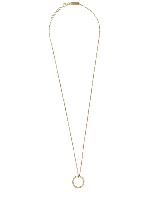 MAISON MARGIELA Necklace With Ring Pendant - Gold