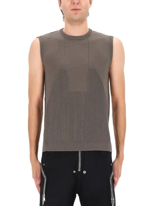 Rick Owens Knitted Top - Brown