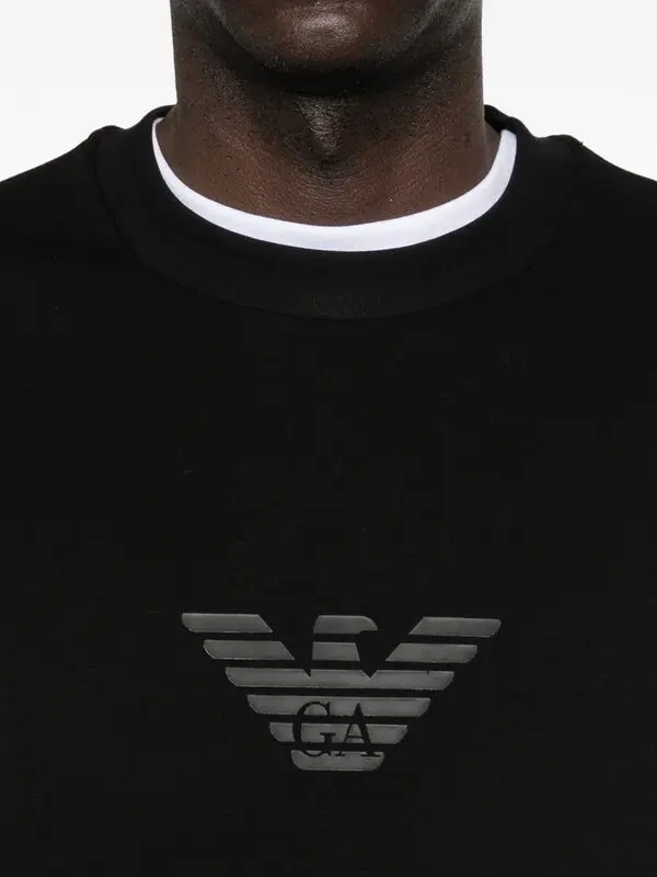 Emporio Armani Cotton Sweatshirt With Logo