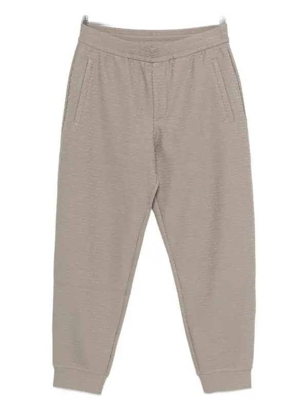 Emporio Armani Cotton Blend Sweatpants - Dove Grey