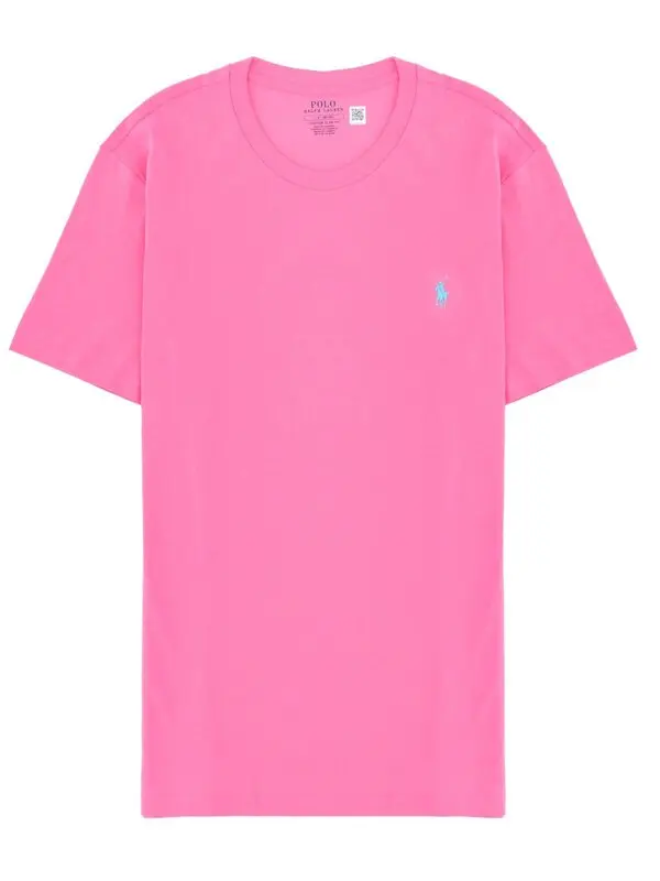 Polo Ralph Lauren T Shirt With Logo - Fuchsia