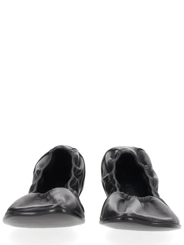 MAISON MARGIELA Leather Ballerinas - Black