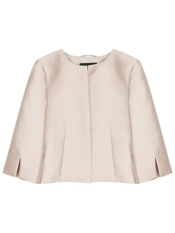 Alberta Ferretti Mikado Jacket - Beige