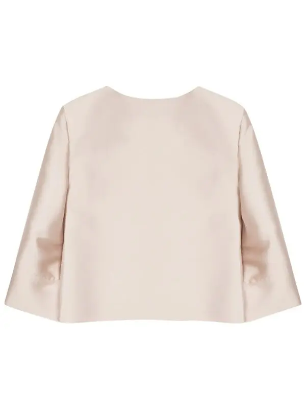 Alberta Ferretti Mikado Jacket - Beige