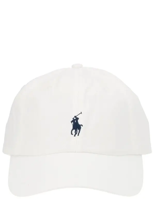 Polo Ralph Lauren Baseball Cap With Logo - White