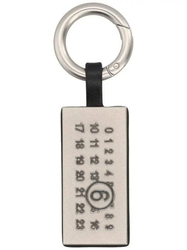 MAISON MARGIELA Keychain With Logo - Black