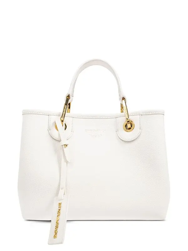 Emporio Armani Small Shopping Bag - White