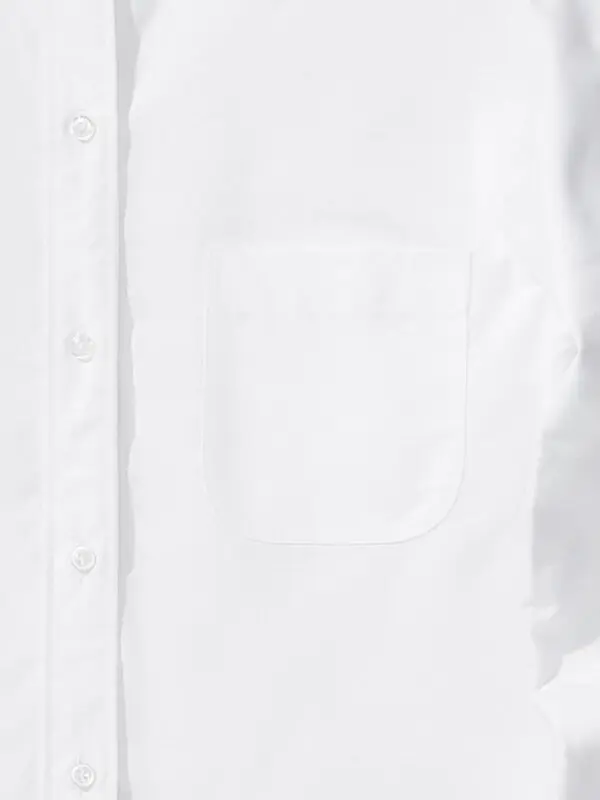 Thom Browne Classic Point Collar Oxford Shirt - White