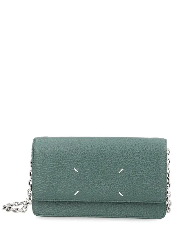 MAISON MARGIELA Four Stitches' Wallet With Chain - Green