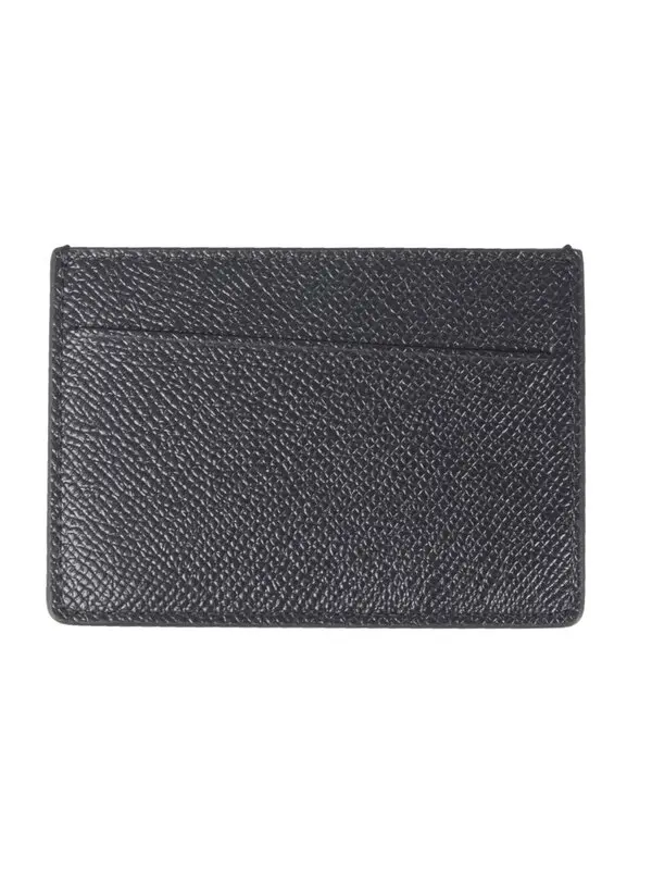 MAISON MARGIELA Leather Card Holder - Black