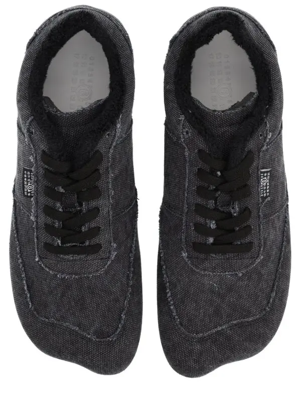 MAISON MARGIELA Anatomical Canvas Sneakers - Charcoal