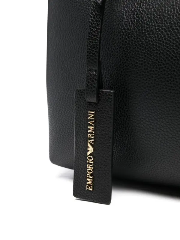Emporio Armani Small Shopping Bag - Black