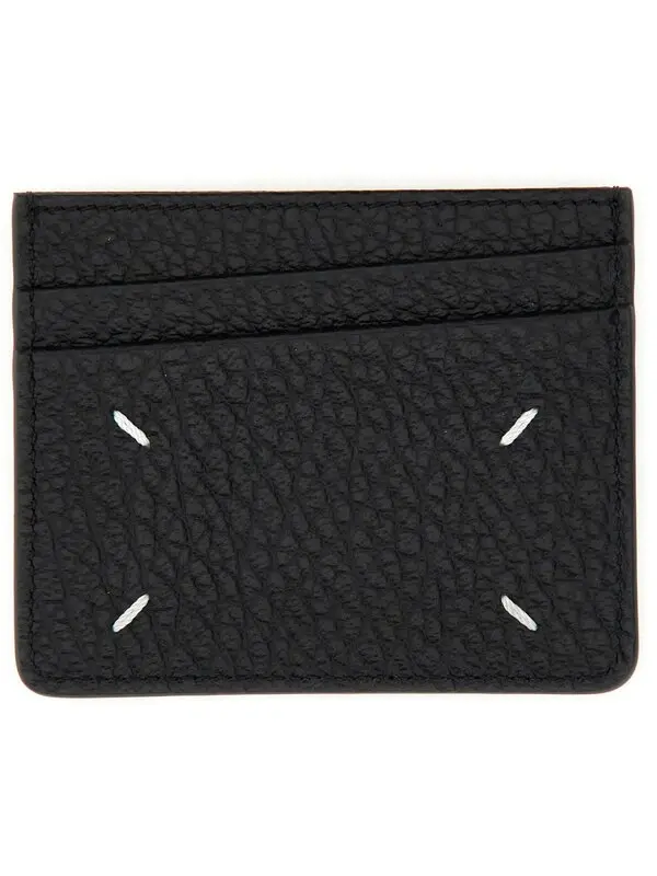 MAISON MARGIELA Four Stitches' Card Holder - Black