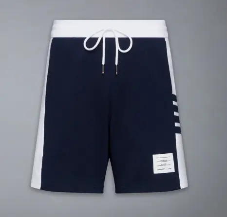 Thom Browne Engineered 4-bar Sweat Shorts - Navy
