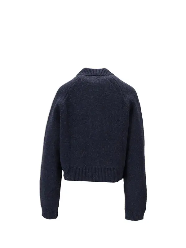B.B. WALACE Crew Neck Cardigan - Navy