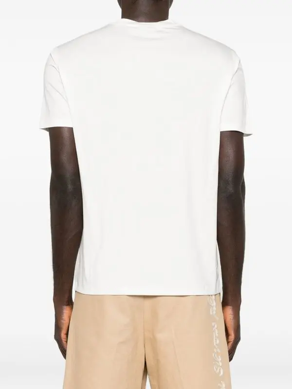 Emporio Armani Modal And Silk Blend T Shirt