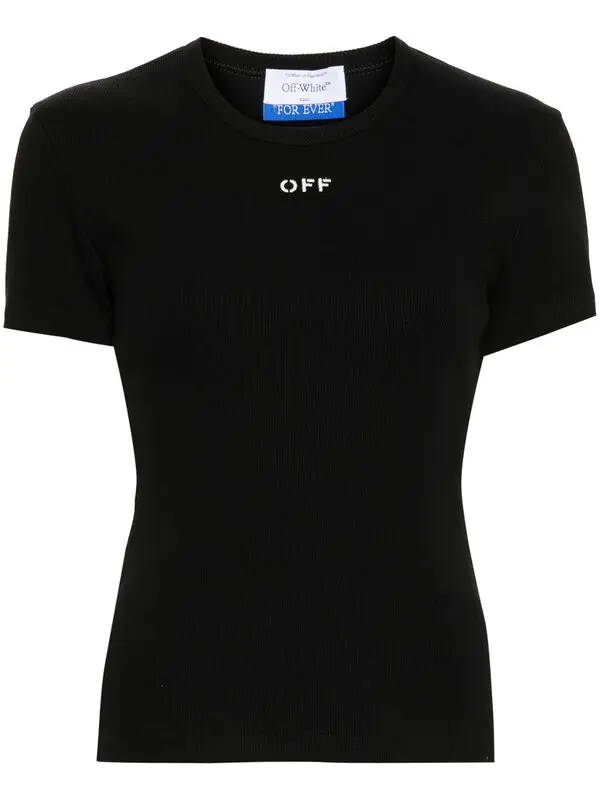 Off White Off Stamp Rib Basic Tee
