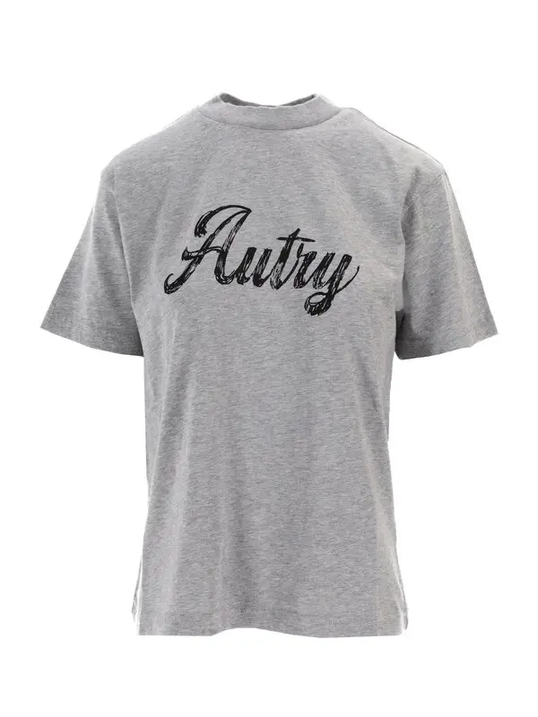 AUTRY Cotton T-shirt - Dk Mel