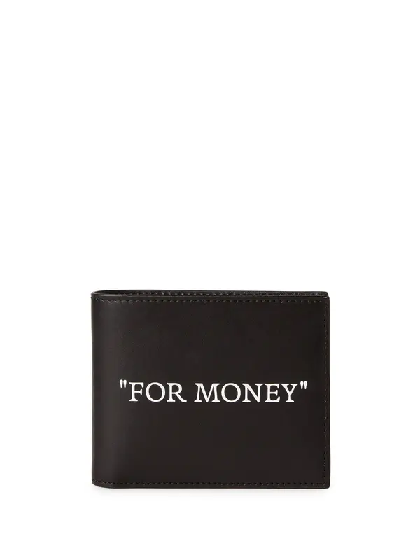 Off White Quote Bifold - Black White