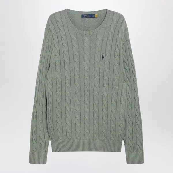 Polo Ralph Lauren Cotton Cable-knit Sweater - Green