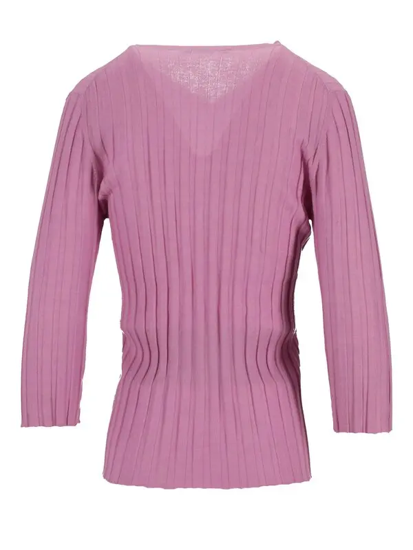 LA ROSE Cashmere And Silk Knit Top - Rosa