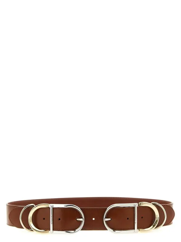Pinko Hippolita Leather Belt - Brown