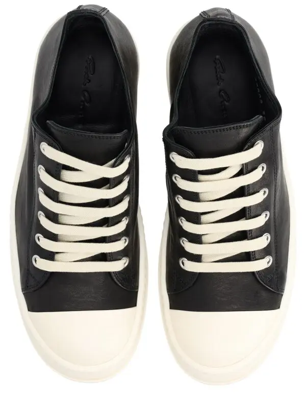 Rick Owens Low Top Sneakers - Black