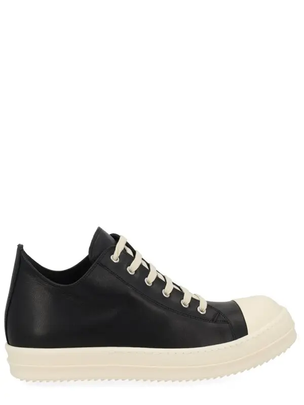 Rick Owens Low Top Sneakers - Black