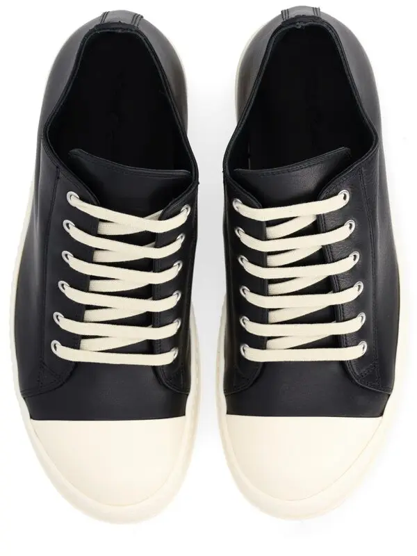 Rick Owens Low Top Sneakers - Black