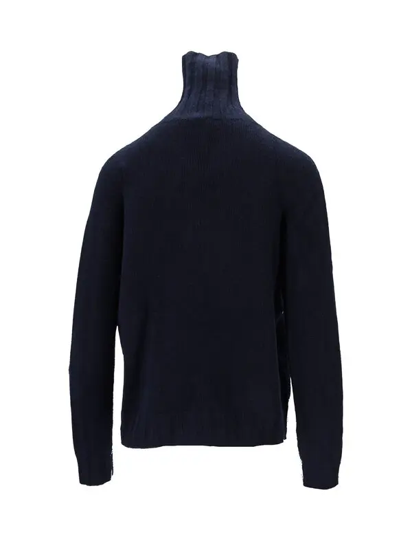LA ROSE High Neck Top - Navy
