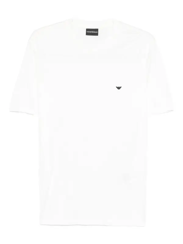Emporio Armani Cotton Blend T Shirt - White
