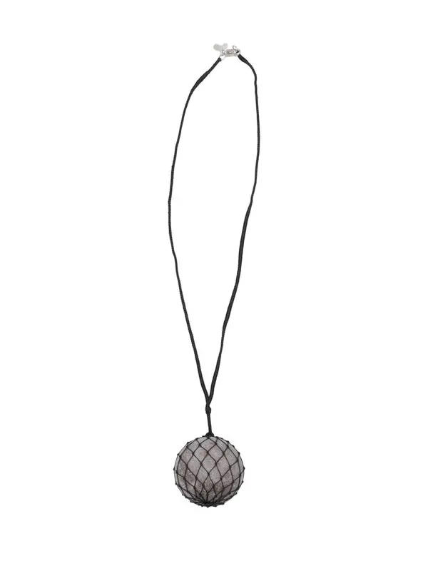 NICCOLO PASQUALETTI Sfera Avvolta Necklace - Gray/black