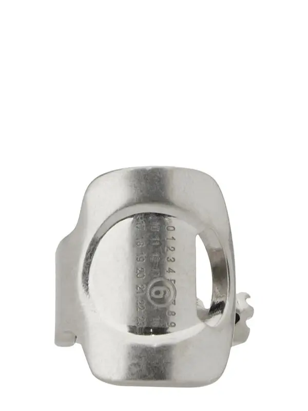 MAISON MARGIELA Logo Ring - Silver
