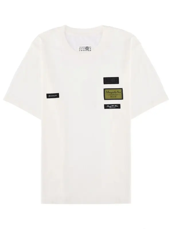 MAISON MARGIELA T Shirt With External Labels - White