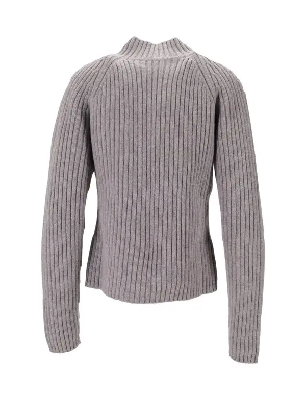 NICCOLO PASQUALETTI Corazza Knit Cotton Mix Yarn - Gray