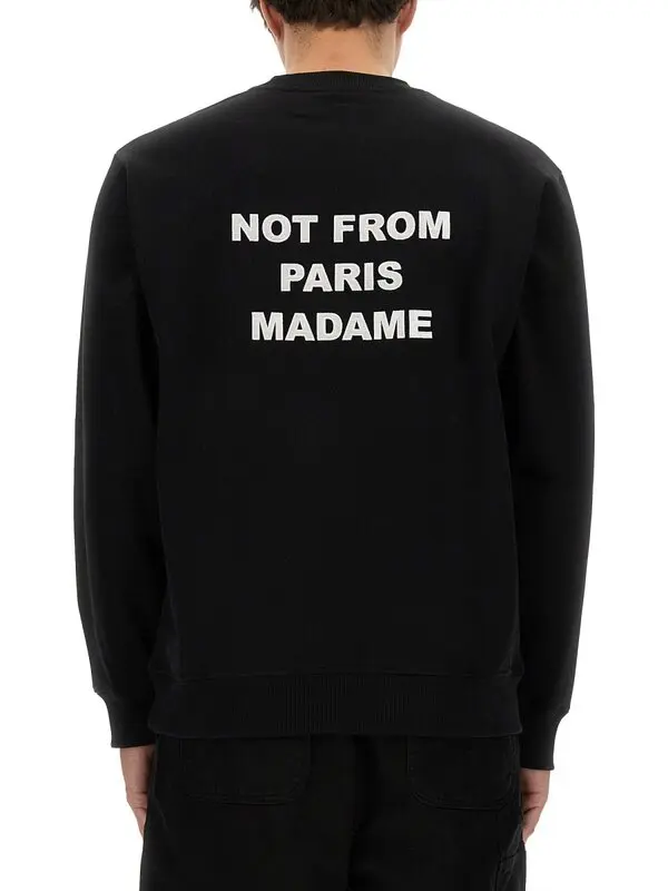 Drole De Monsieur Slogan Sweatshirt