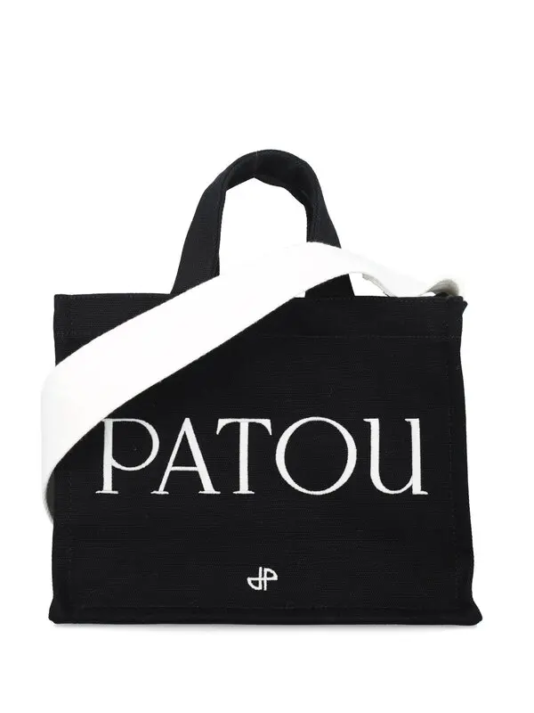 Patou Small Canvas Tote Bag
