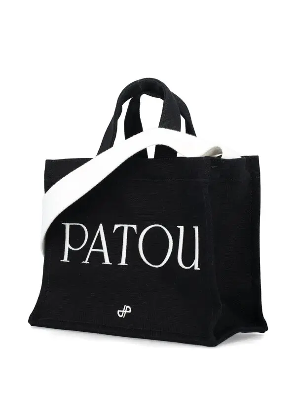 Patou Small Canvas Tote Bag