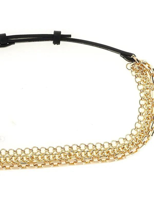 Pinko Chain Leather Belt