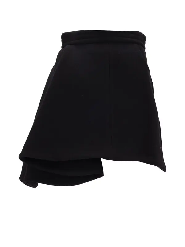 Patou Asymmetrical Mini Skirt