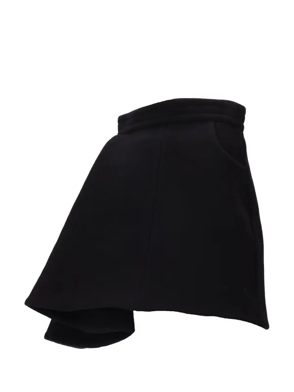 Patou Asymmetrical Mini Skirt
