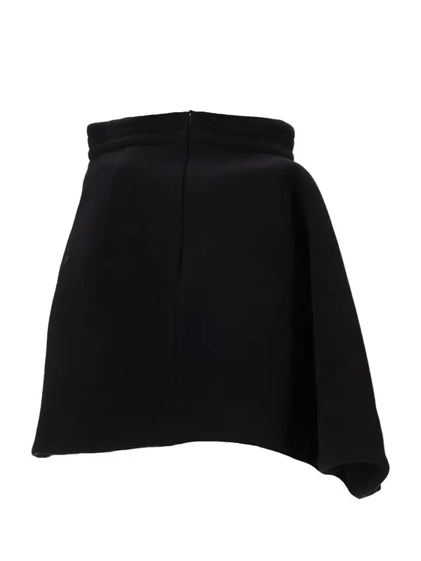 Patou Asymmetrical Mini Skirt