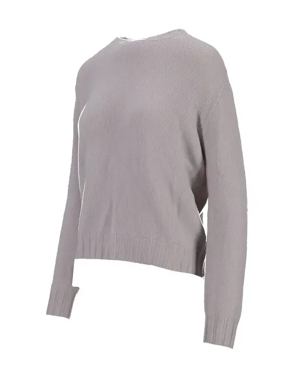 LA ROSE Round Neck Top - Silver