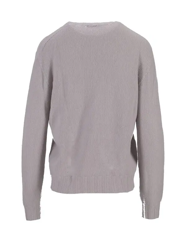 LA ROSE Round Neck Top - Silver